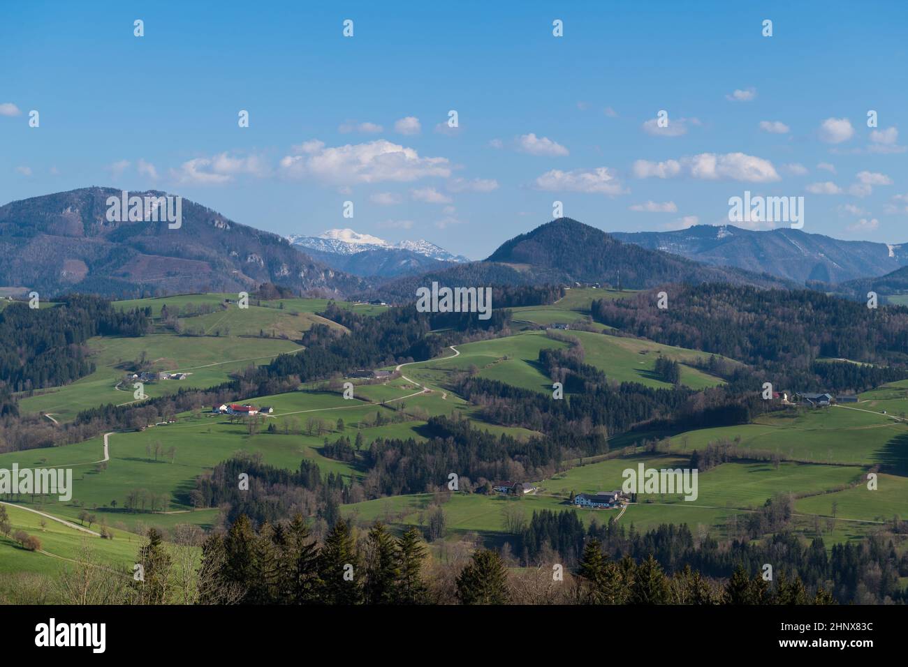 hiking in Mostviertel Austria Stock Photo - Alamy