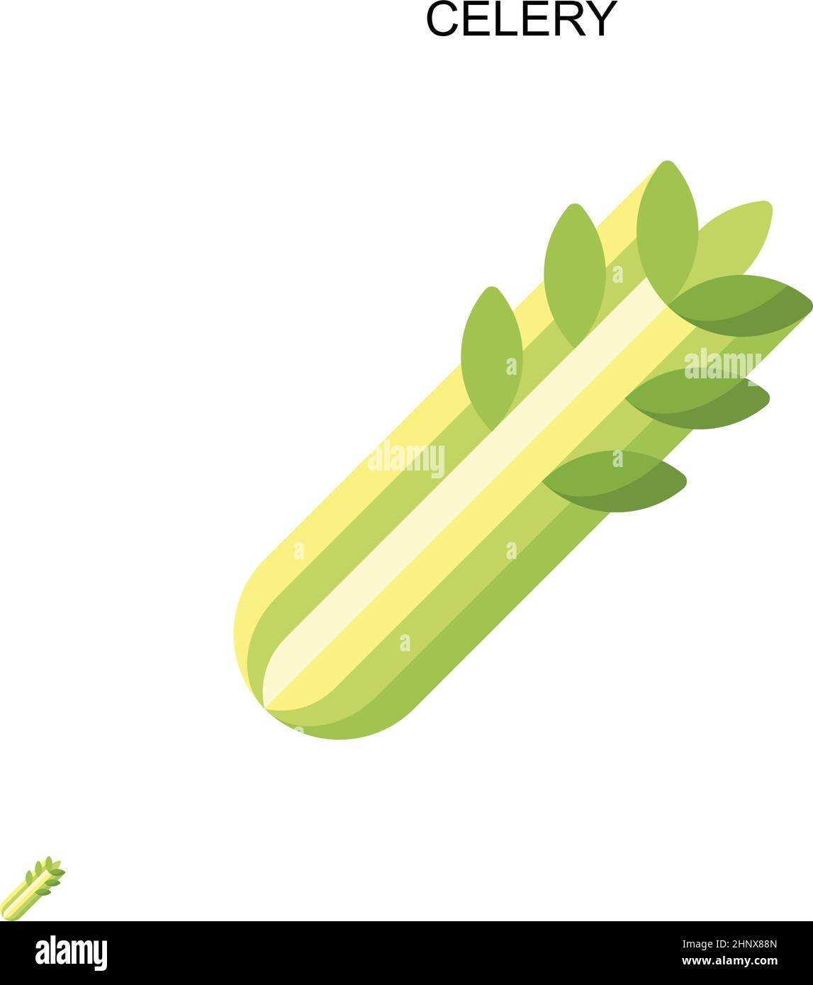 Stem celery Stock Vector Images - Alamy