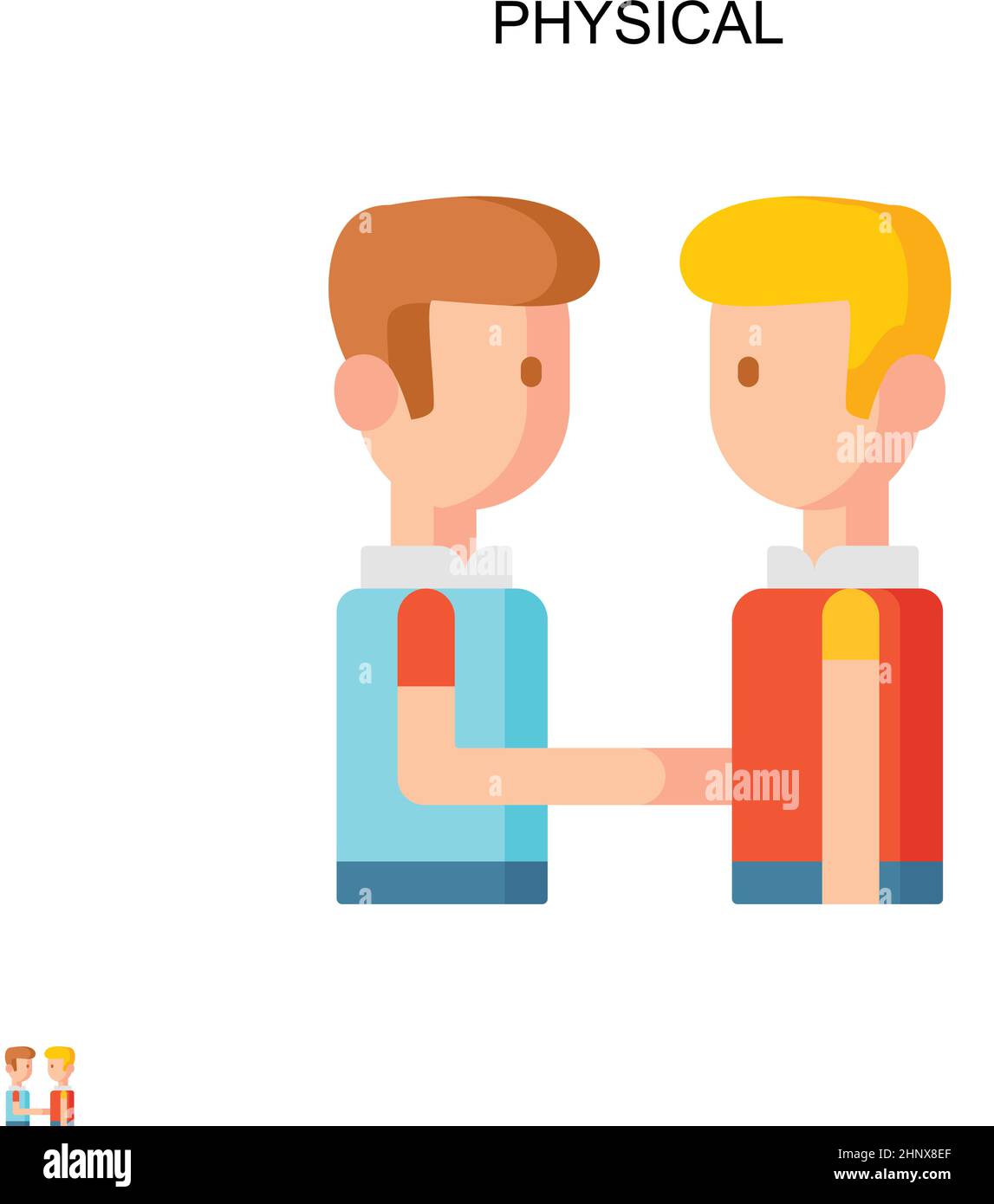 Physical Simple vector icon. Illustration symbol design template for ...