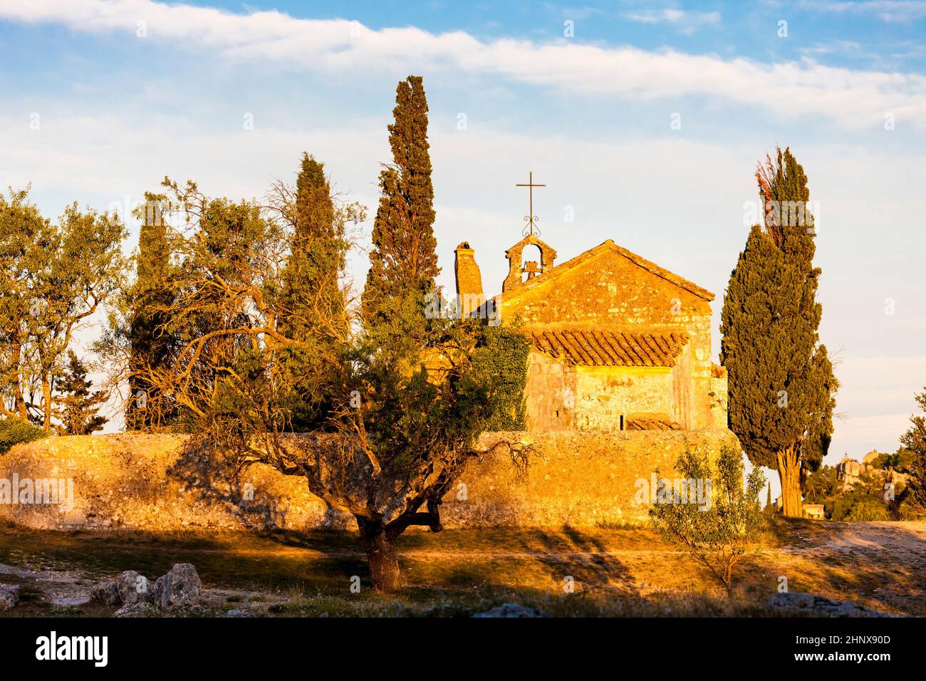 Chapel St. Sixte near Eygalieres, Provence, France Stock Photo - Alamy