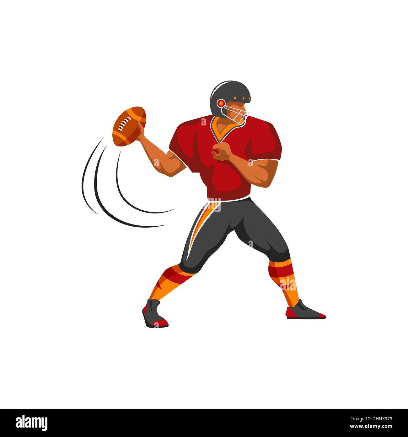Fullback halfback Stock Vector Images - Alamy