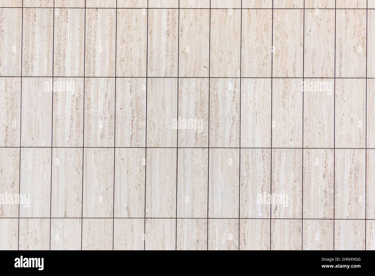 marble facade with rectangular tiles in harmonic pattern Stock Photo ...