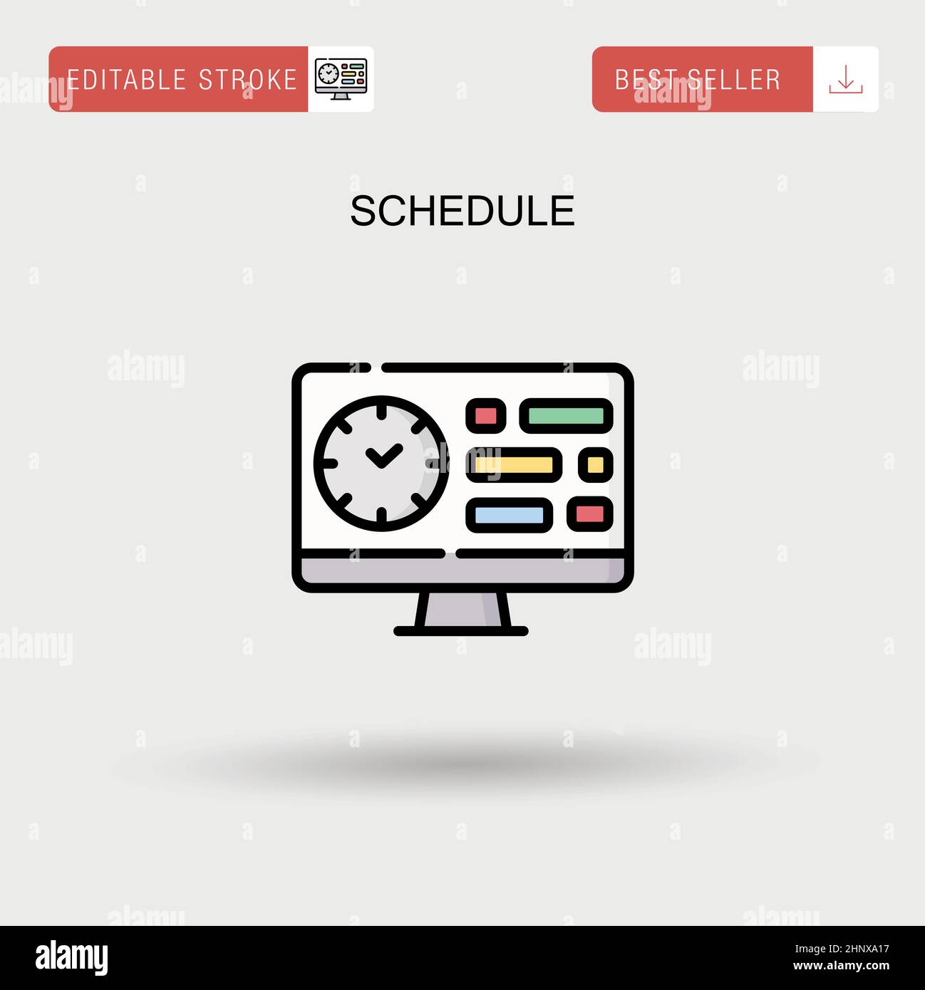 Conference schedule Stock Vector Images - Alamy