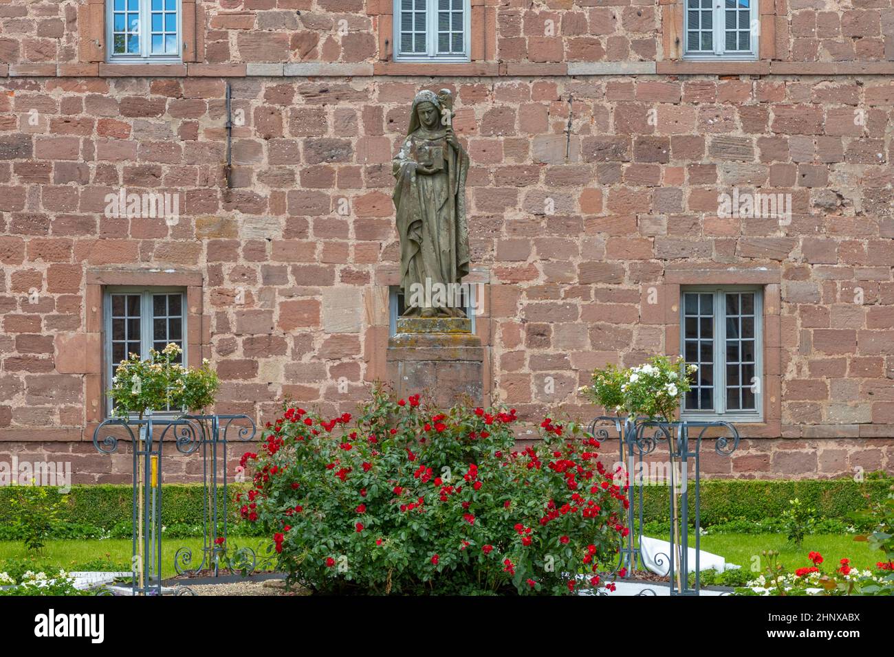 famous cloister saint odile in Ottrott, France Stock Photo - Alamy