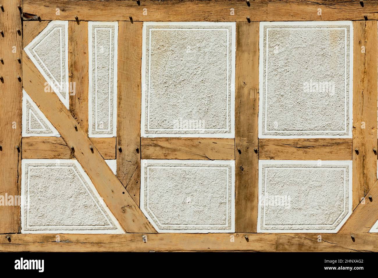 Detail of half-timbered house in Neu Anspach, Germany Stock Photo - Alamy