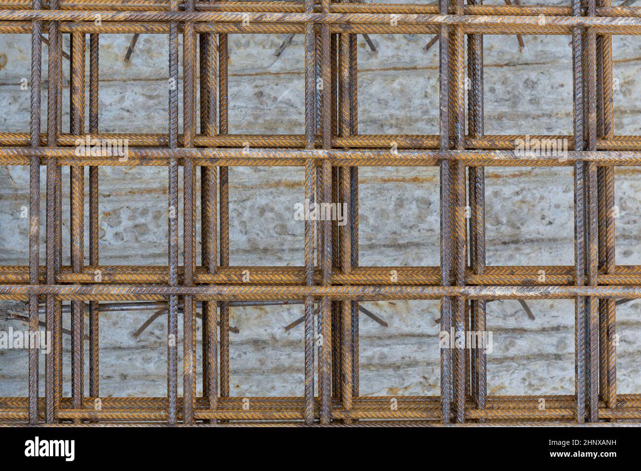 detail of iron rod for reinforcement of the base plate Stock Photo - Alamy