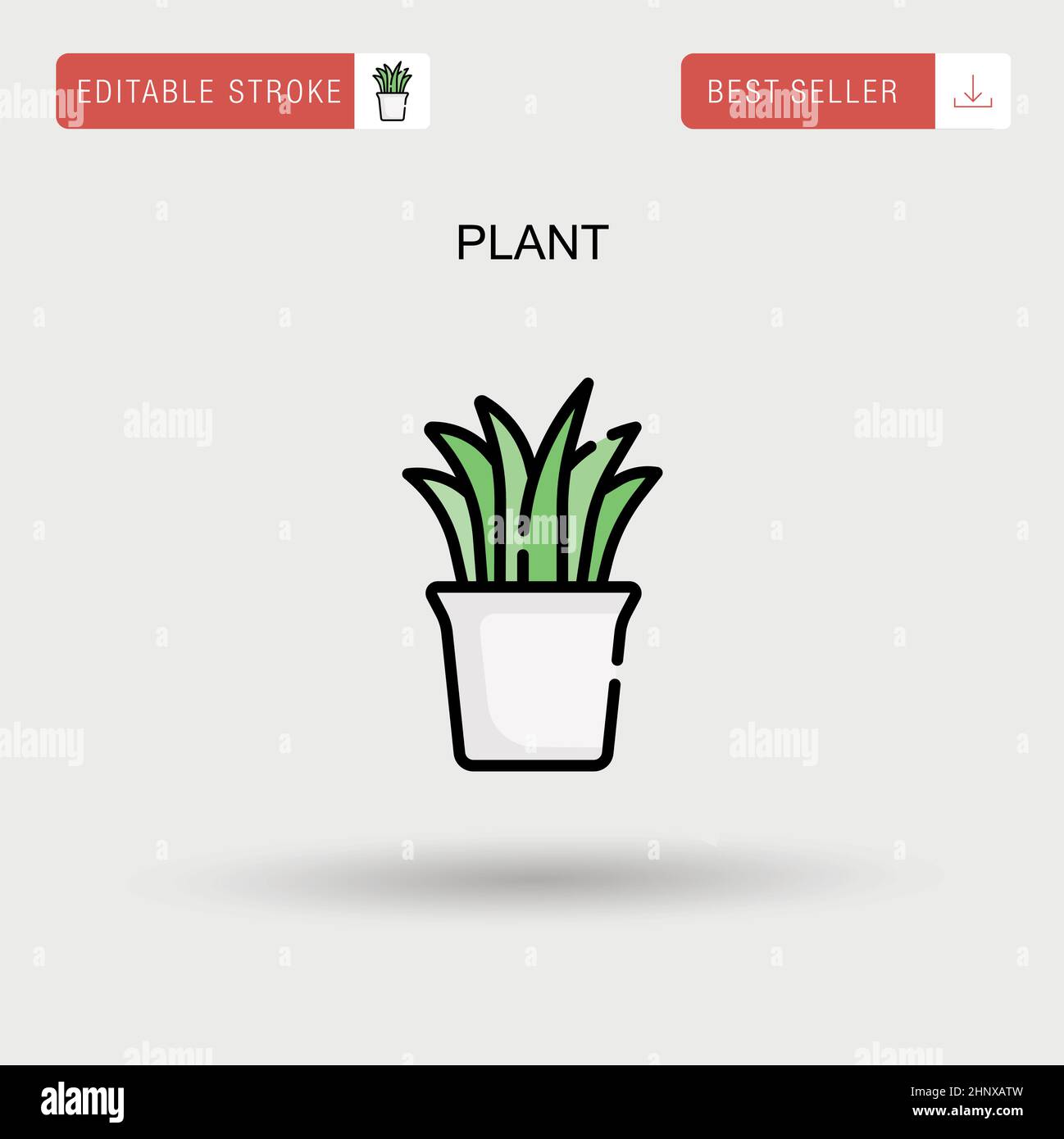 White garden plant Stock Vector Images - Alamy