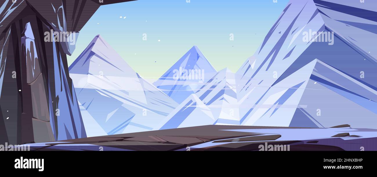 Inside cave iceland Stock Vector Images - Alamy