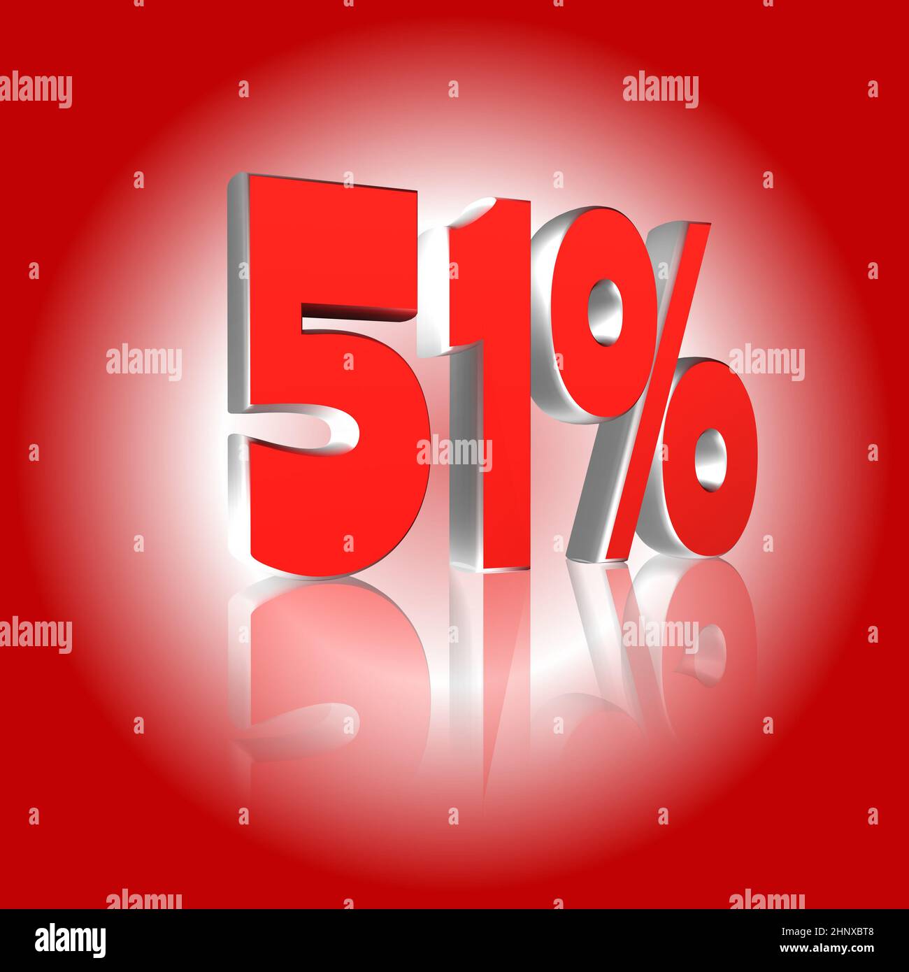 3d number 51 hi-res stock photography and images - Alamy