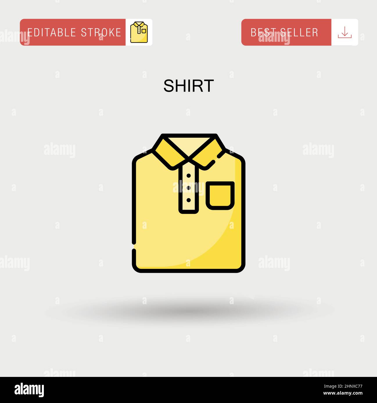 Shirt icon gray background Stock Vector Images - Alamy