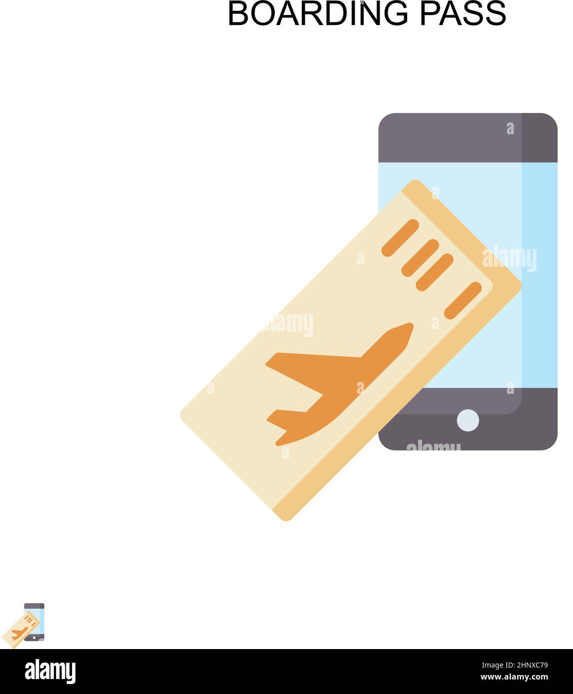 Boarding pass ticket Stock Vector Images - Alamy
