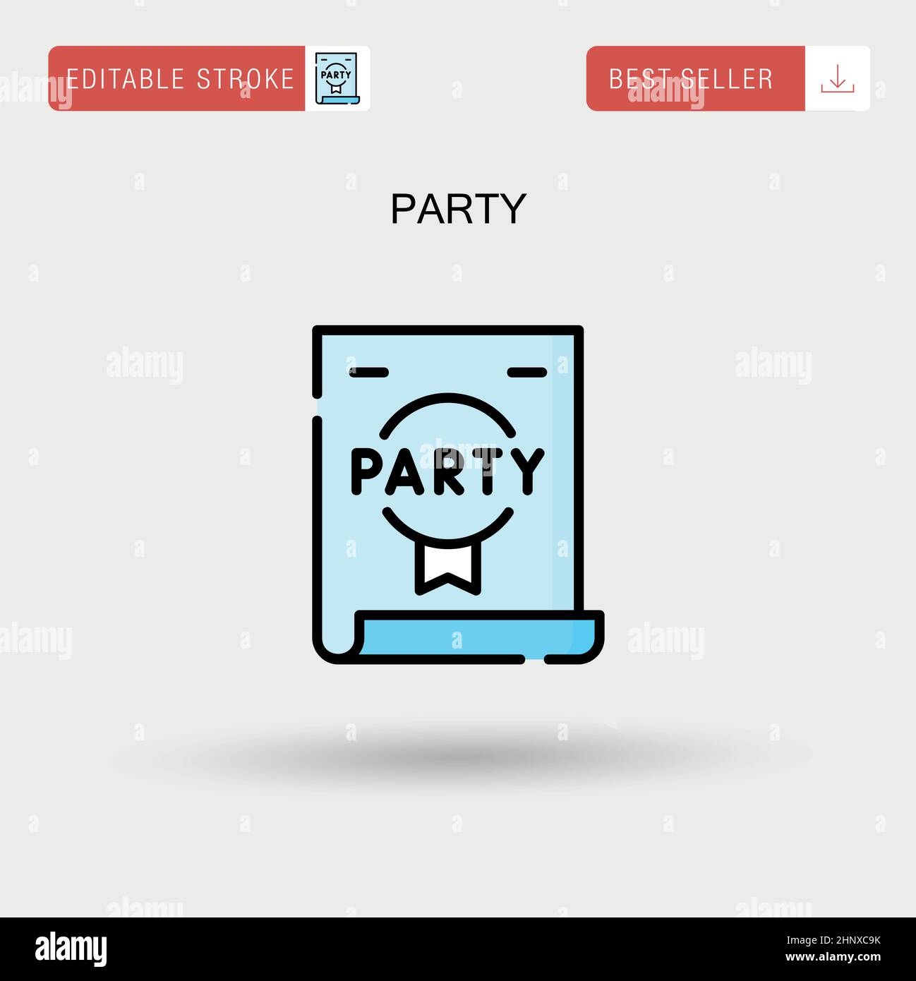 Party Simple vector icon Stock Vector Image & Art - Alamy