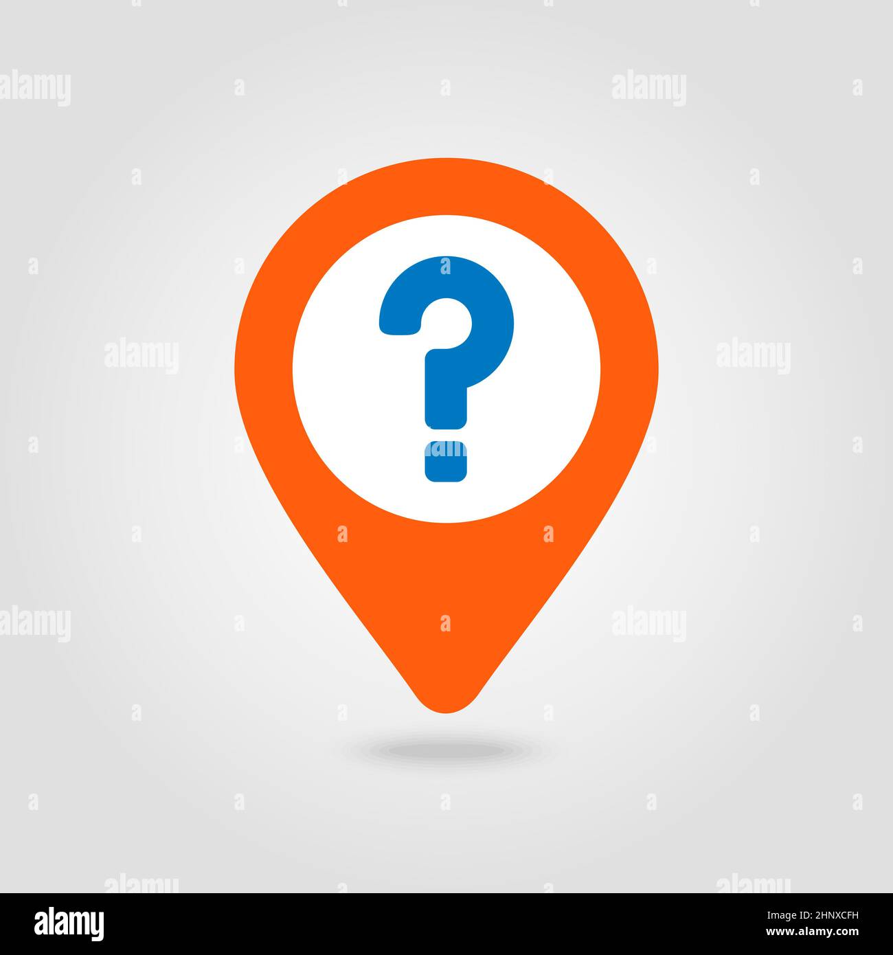 Question mark pin map icon. Map pointer. Map markers. Vector illustration EPS10 Stock Photo - Alamy