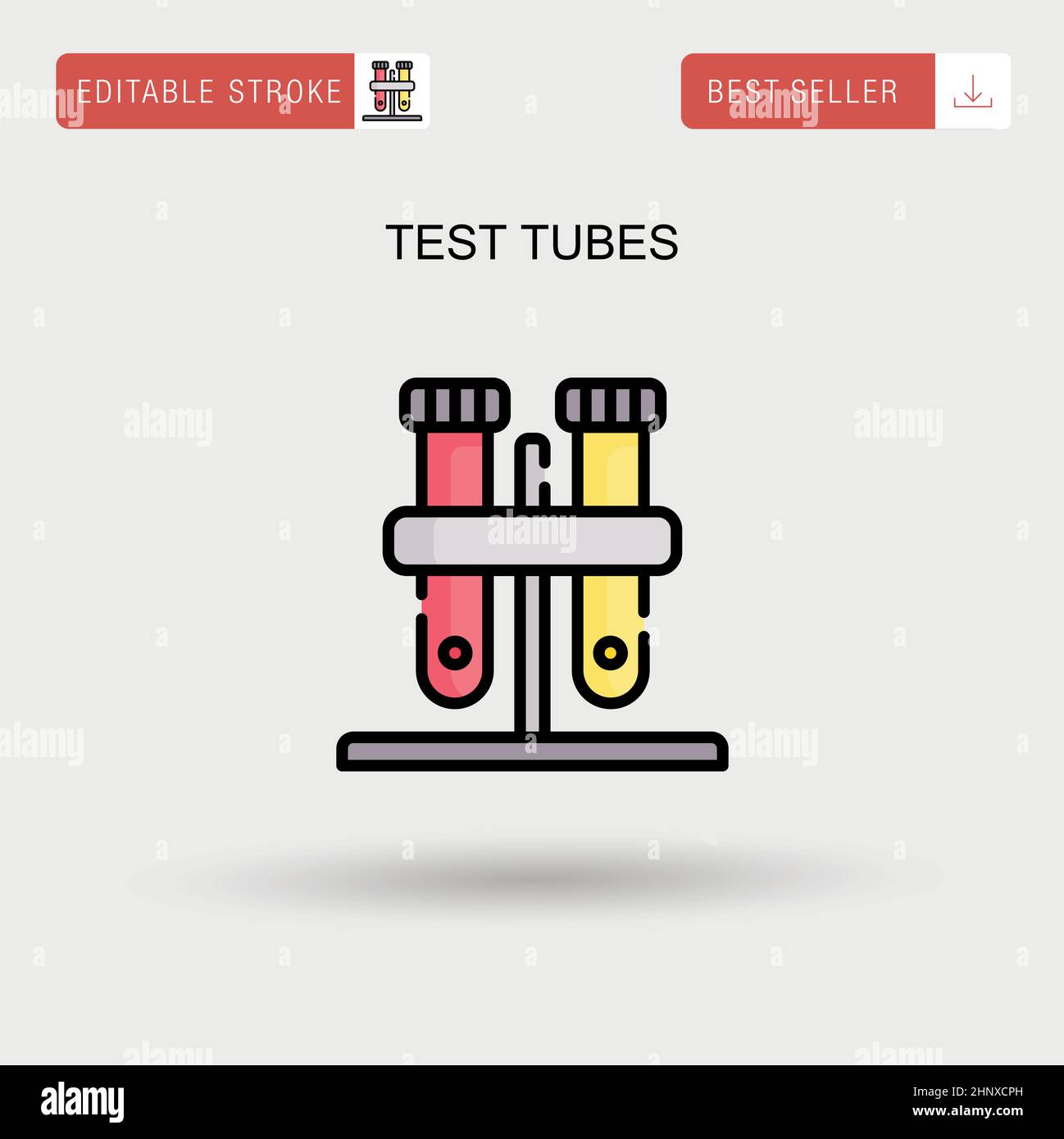 Lab test tubes Stock Vector Images - Alamy