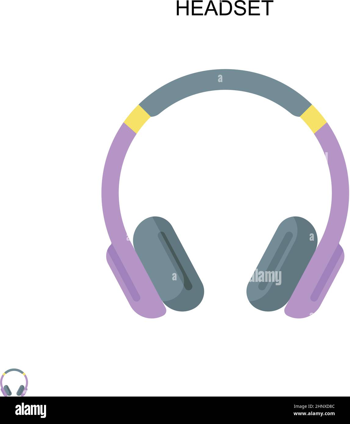 Headset microphone Stock Vector Images - Alamy