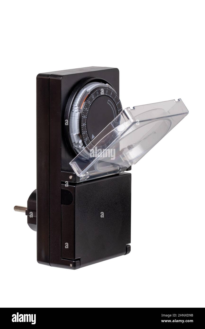 Smart home for home and garden. Mechanical 24 hour timer for outdoor ...