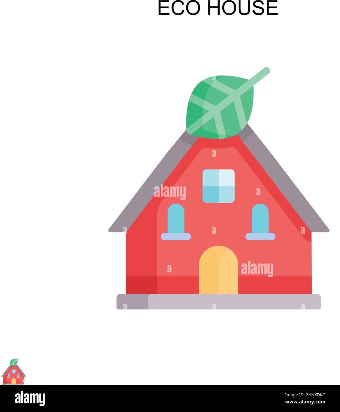 Modern eco home architecture Stock Vector Images - Alamy