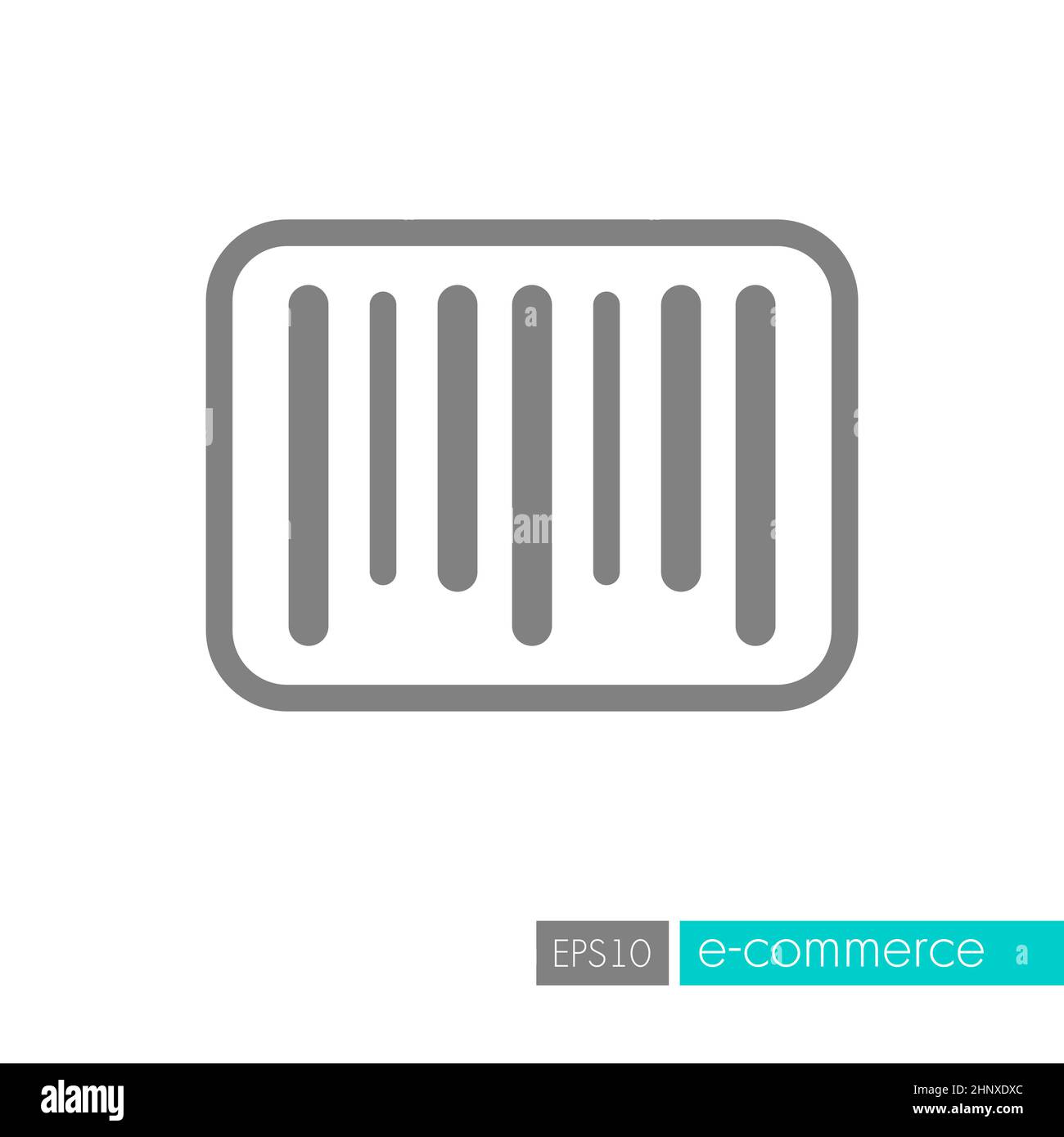Barcode icon. E-commerce sign. Graph symbol for your web site design ...