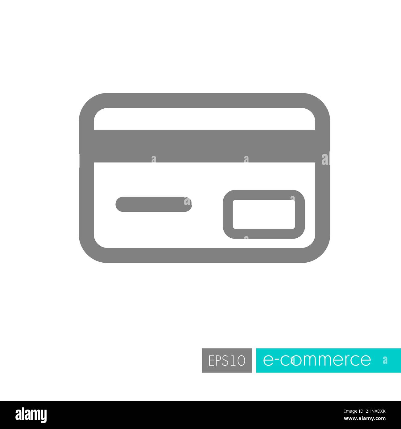 Credit card icon. E-commerce sign. Graph symbol for your web site ...