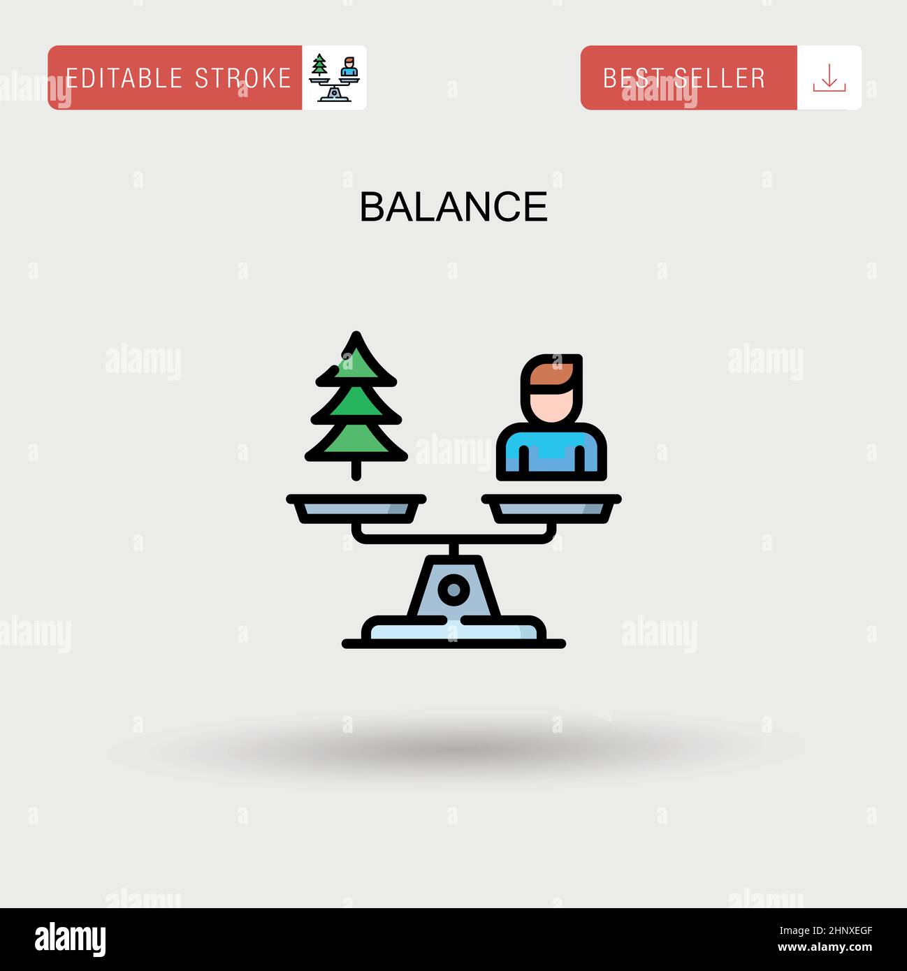 Business stability success balance icon hi-res stock photography and ...