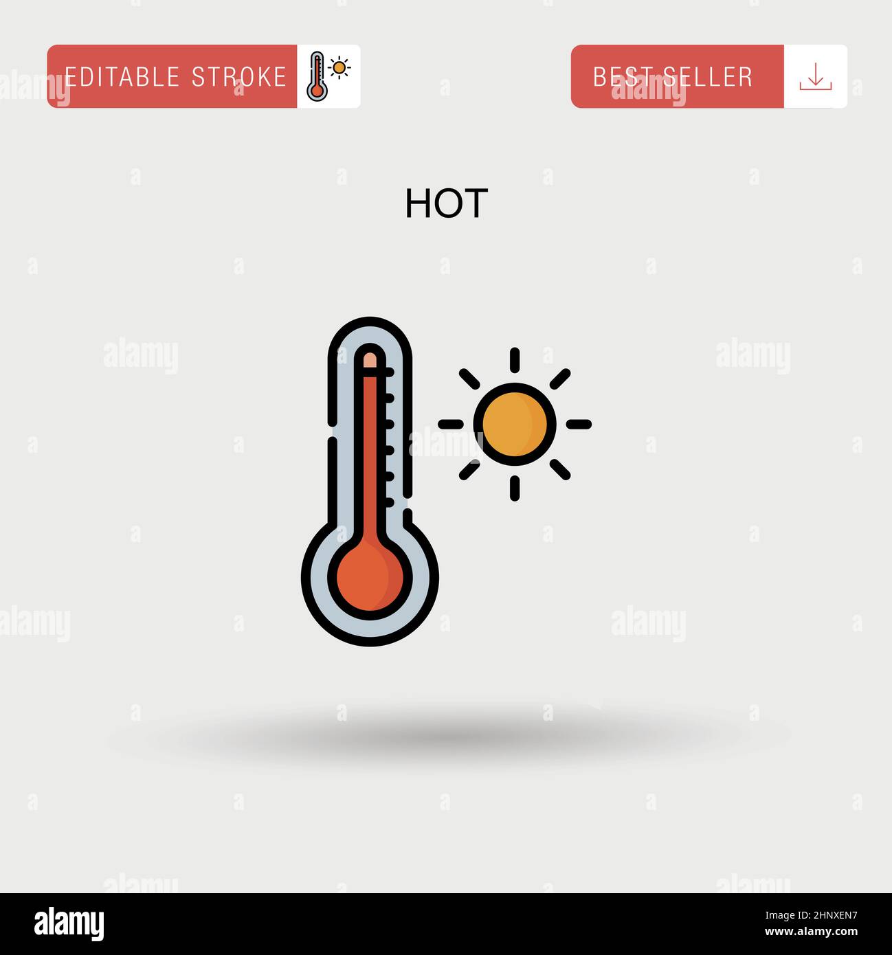 Hot red sausage Stock Vector Images - Alamy