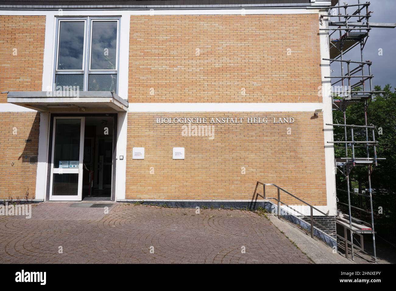Helgoland, Germany. 15th June, 2021. View of the former aquarium and ...
