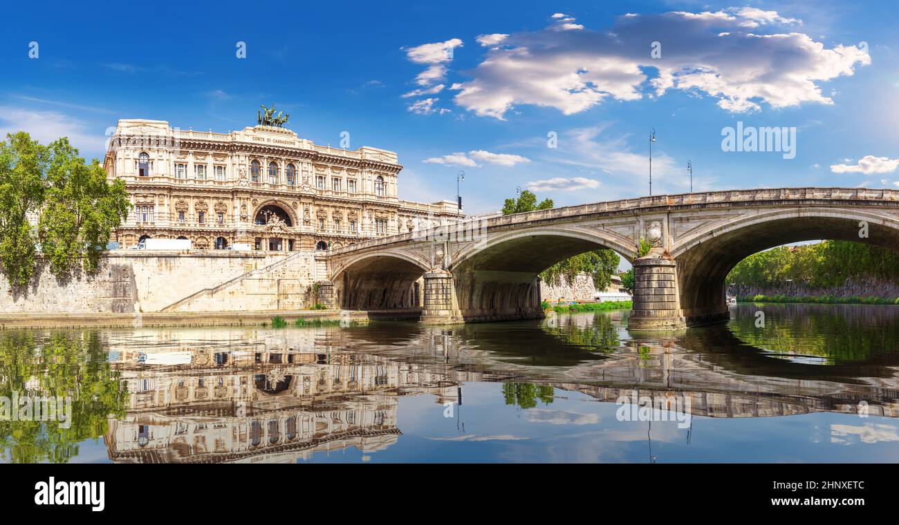 The Palace of Justice, the seat of the Supreme Court of Cassation, Rome ...