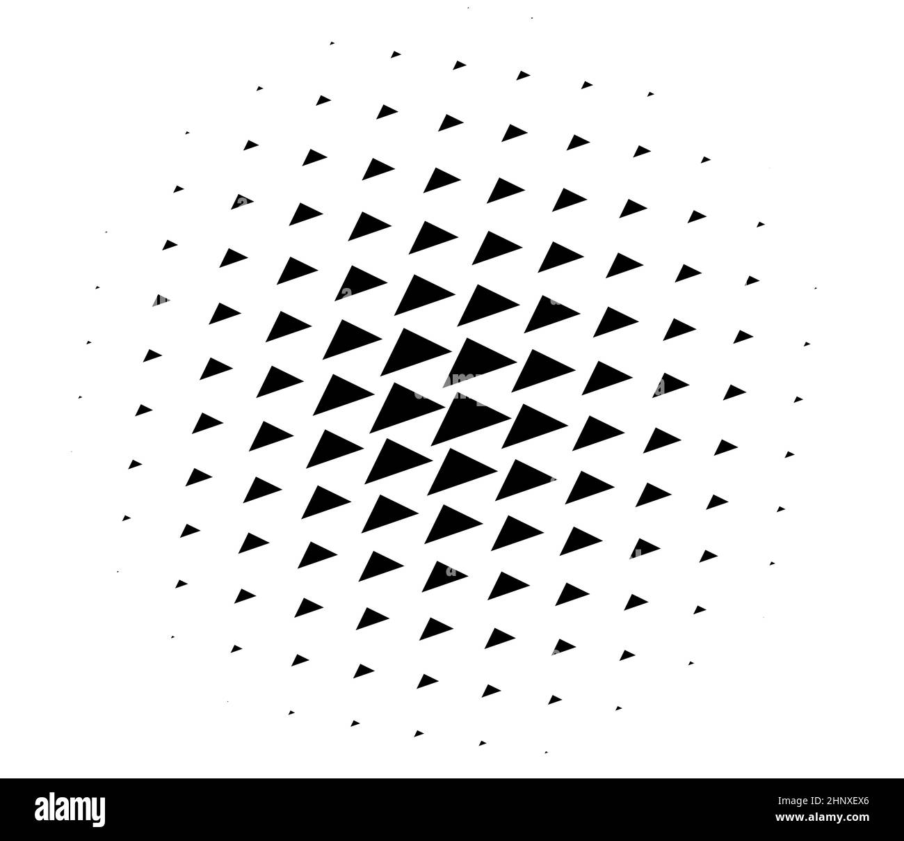 Triangle halftone texture, pattern. Geometric, angular vector design element, illustration ...