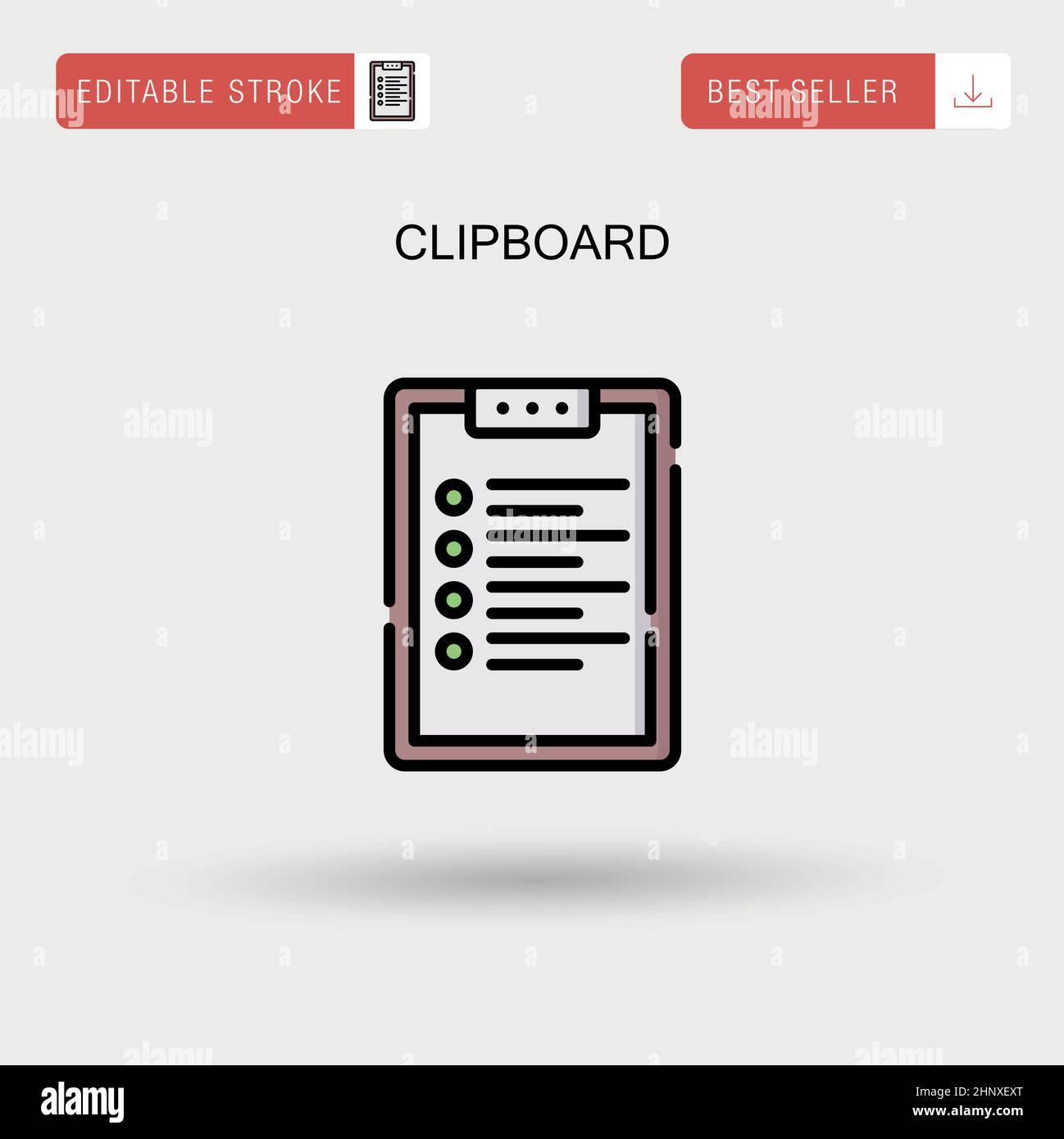 Blank clipboard icon hi-res stock photography and images - Alamy