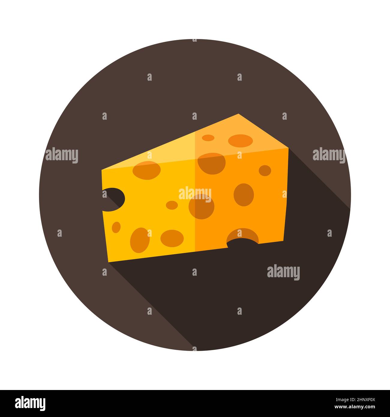 Piece of cheese icon. Farm animal sign. Graph symbol for your web site ...