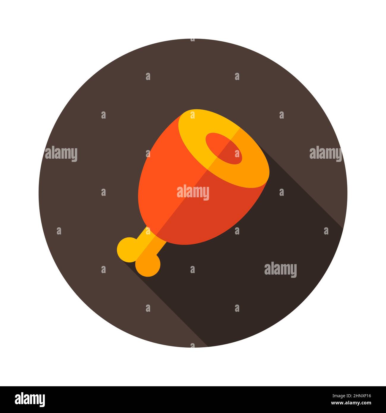 Meat leg icon. Farm animal sign. Graph symbol for your web site design ...
