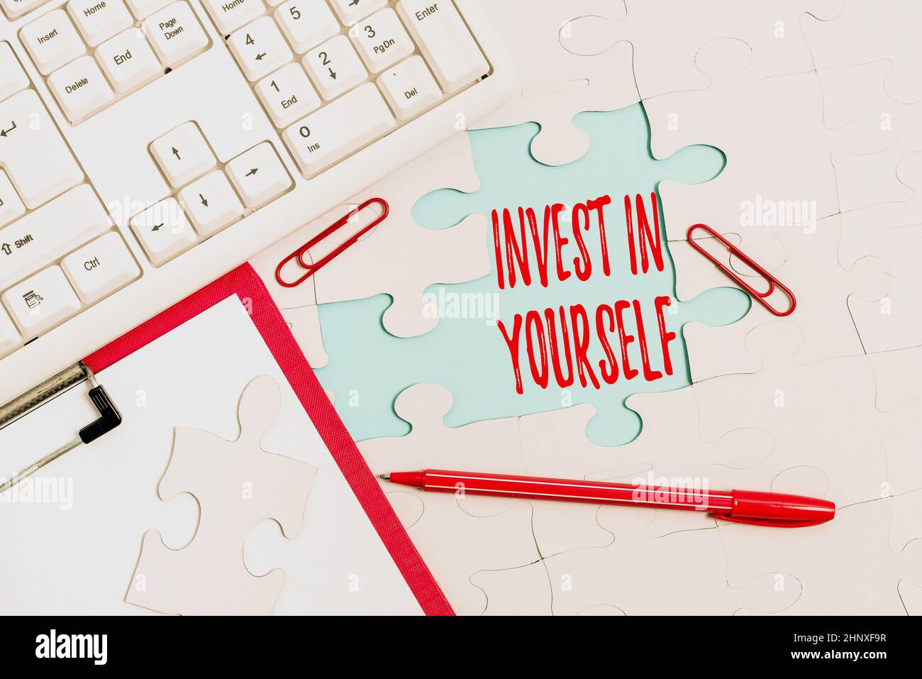 Hand writing sign Invest In Yourself, Business overview learn new ...