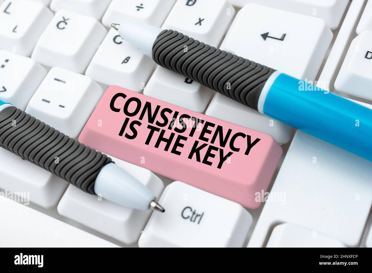 Text showing inspiration Consistency Is The Key, Business showcase by ...