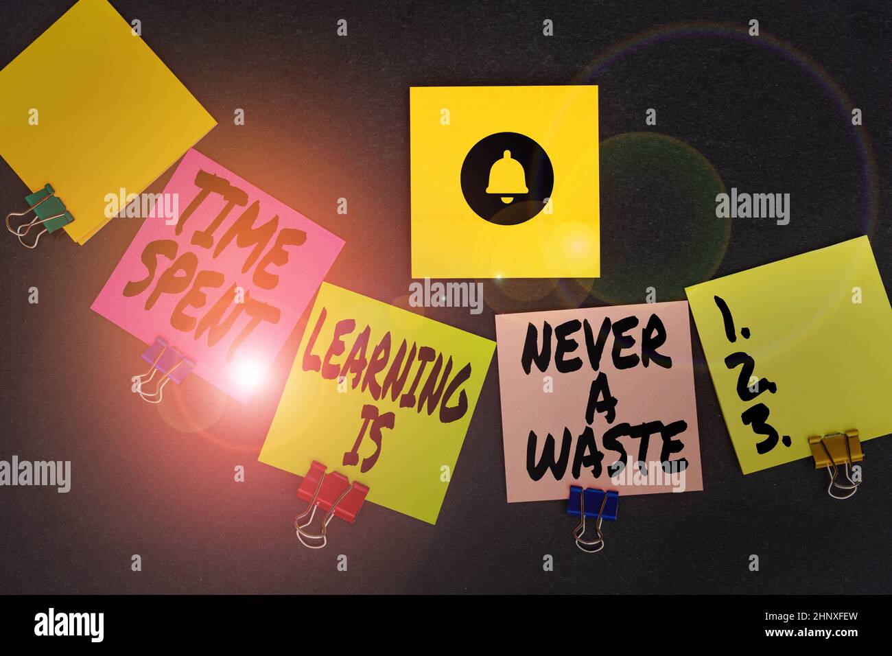 Text showing inspiration Time Spent Learning Is Never A Waste, Word for ...