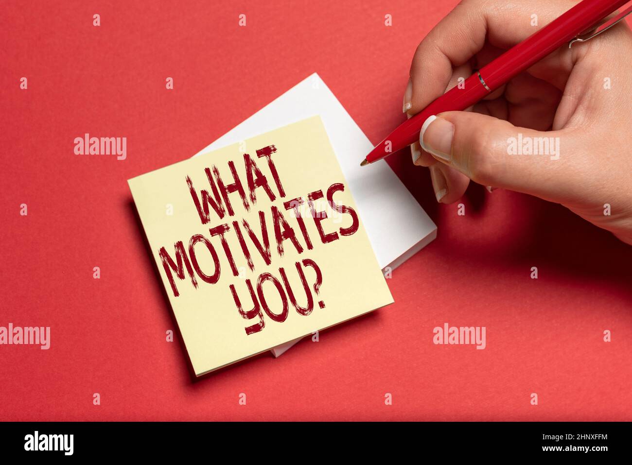 Text sign showing What Motivates Youquestion, Conceptual photo know ...