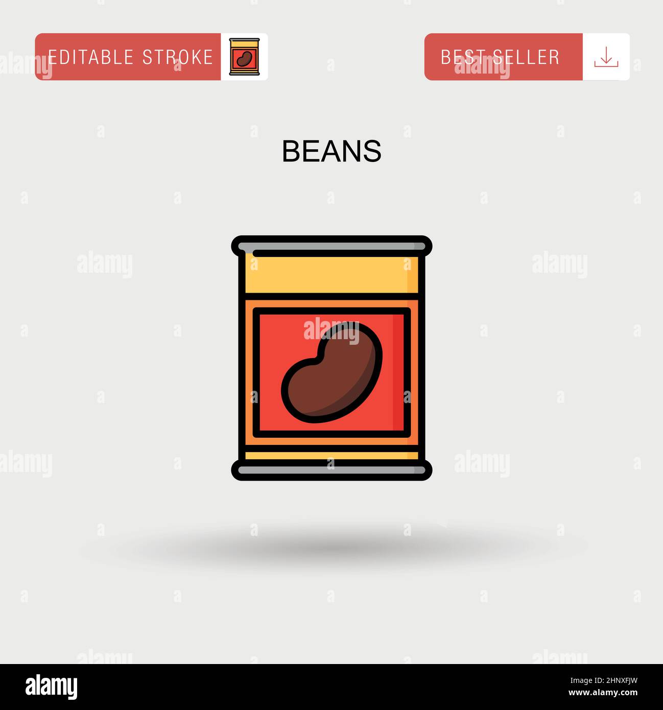 Arabica beans roast Stock Vector Images - Alamy