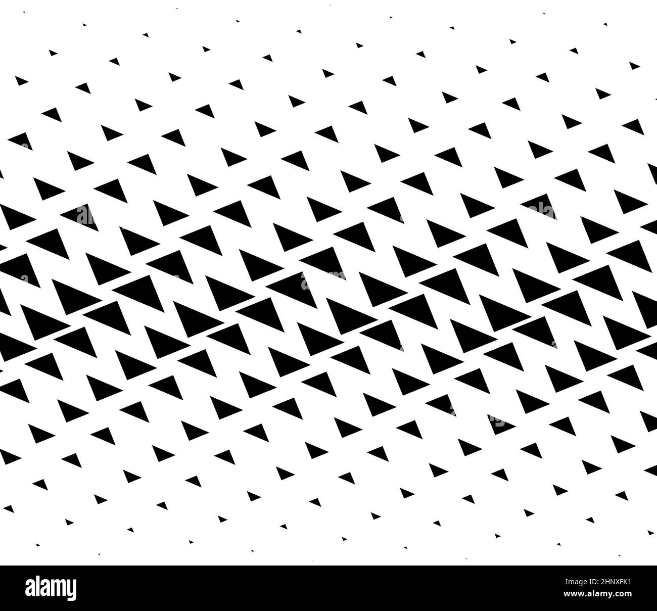 Triangle halftone texture, pattern. Geometric, angular vector design ...