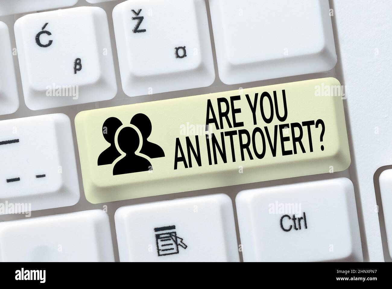Text sign showing Are You An Introvertquestion, Business approach ...