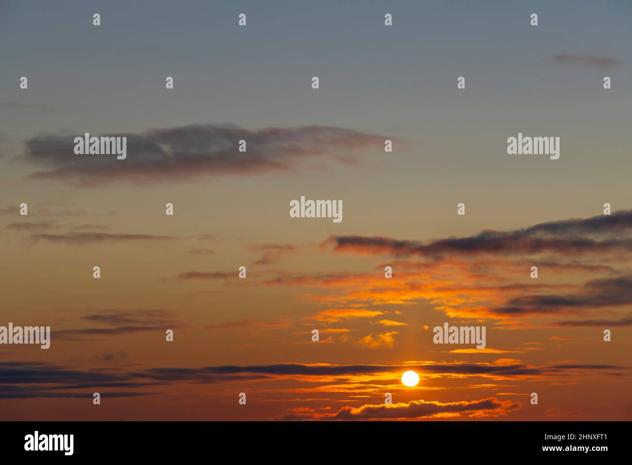 Beautiful sky with cloud before sunset Stock Photo - Alamy