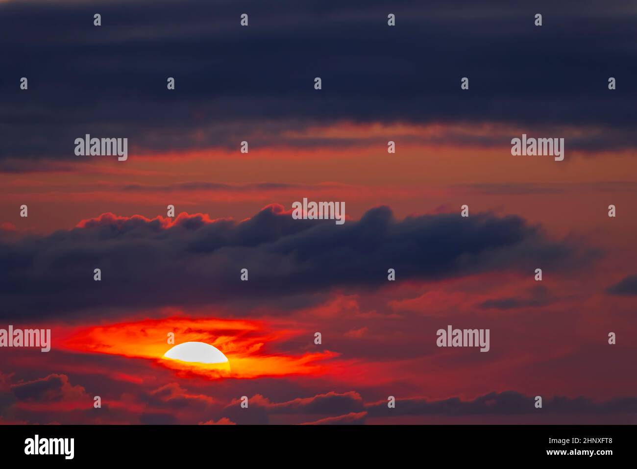 Beautiful sky with cloud before sunset Stock Photo - Alamy