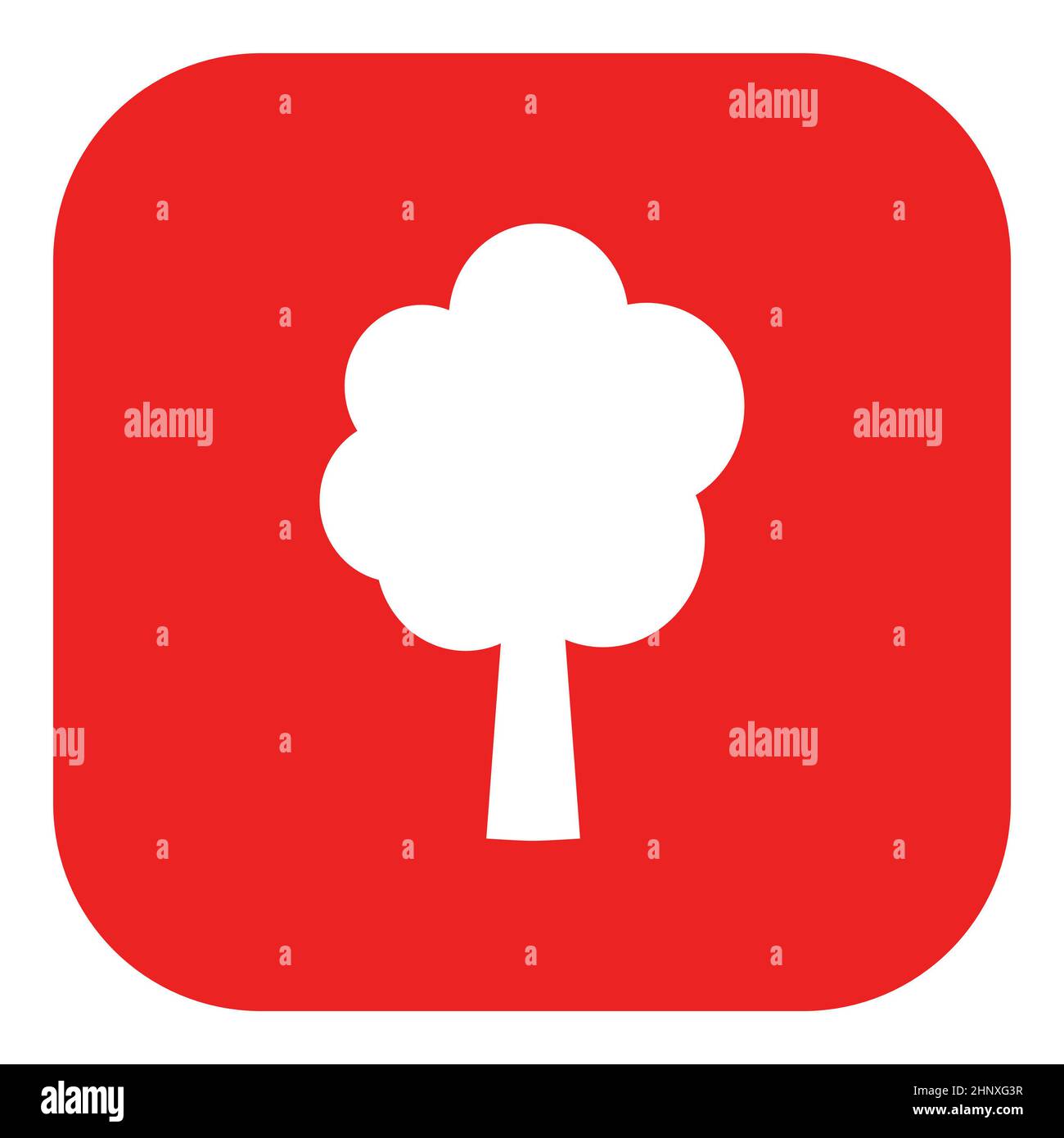 Tree and app icon Stock Photo - Alamy