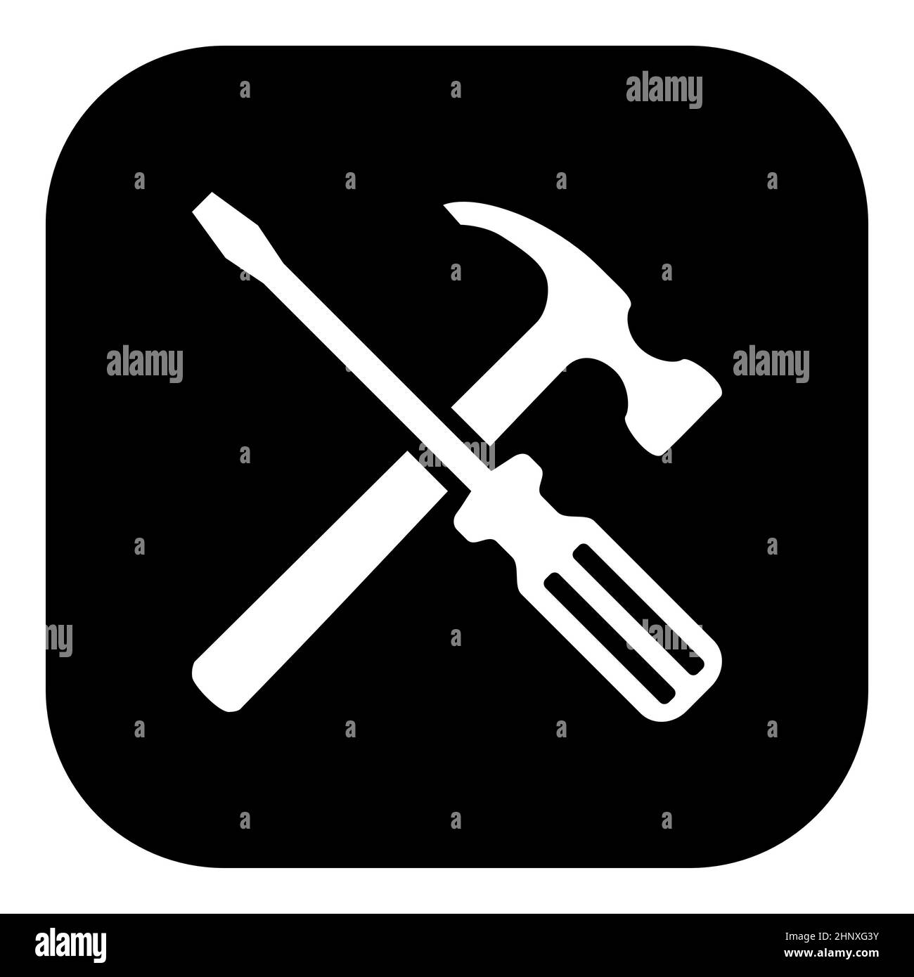 Tools and app icon Stock Photo - Alamy