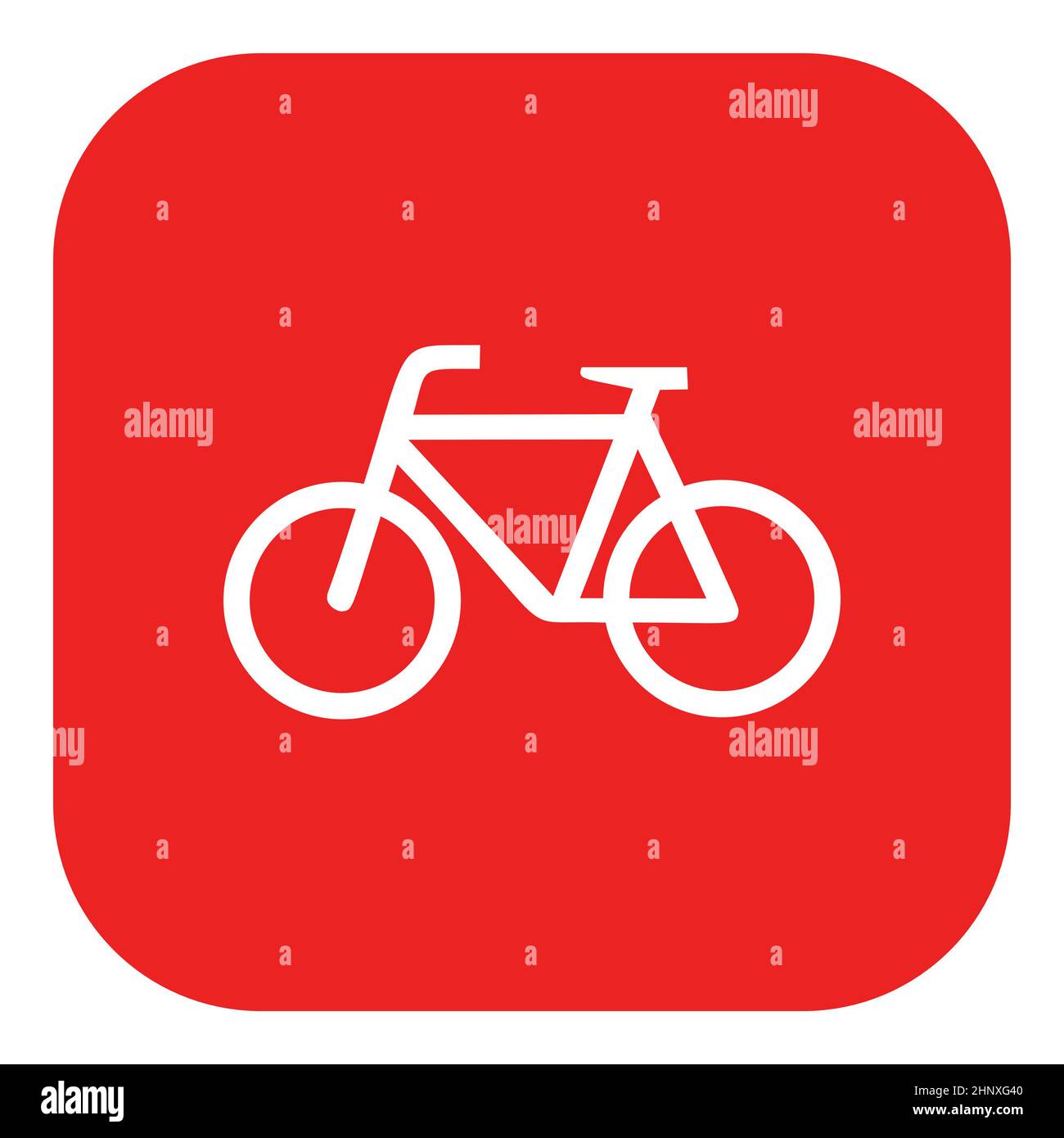 Bicycle and app icon Stock Photo - Alamy