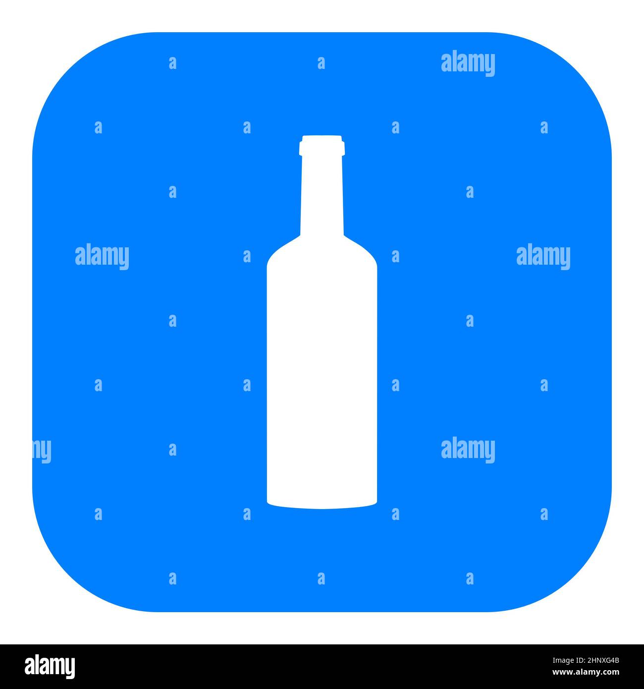 Bottle and app icon Stock Photo - Alamy
