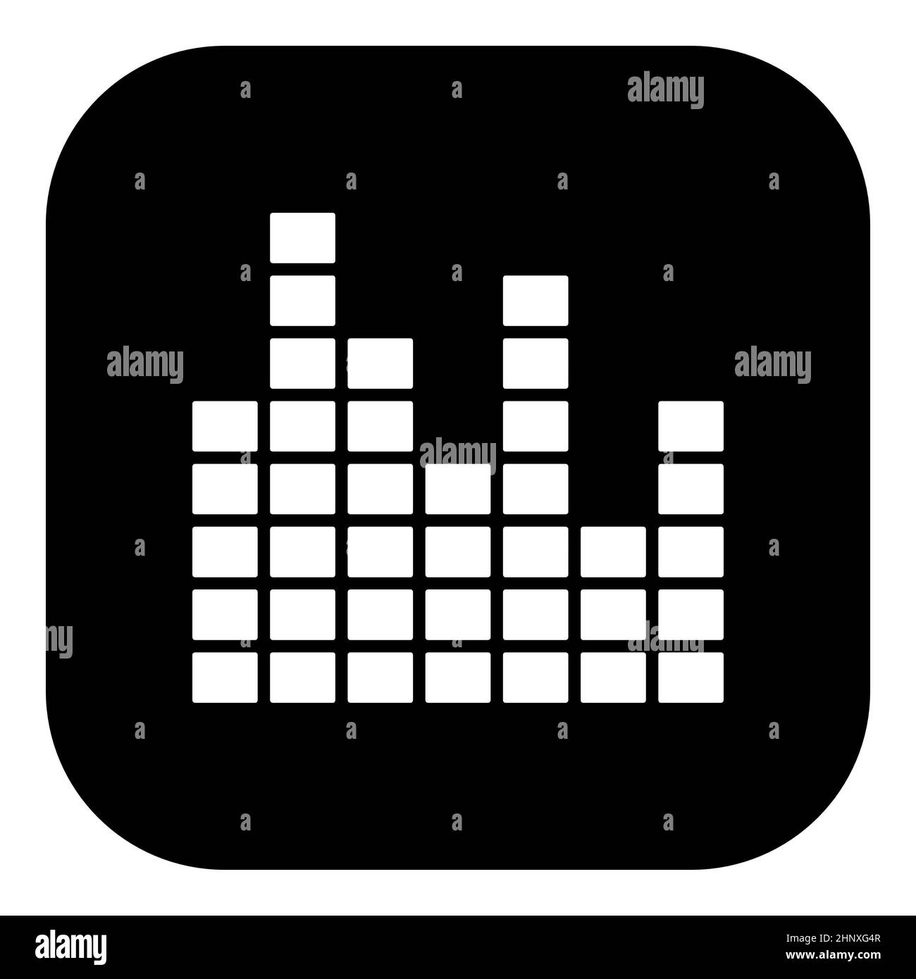Equalizer and app icon Stock Photo - Alamy