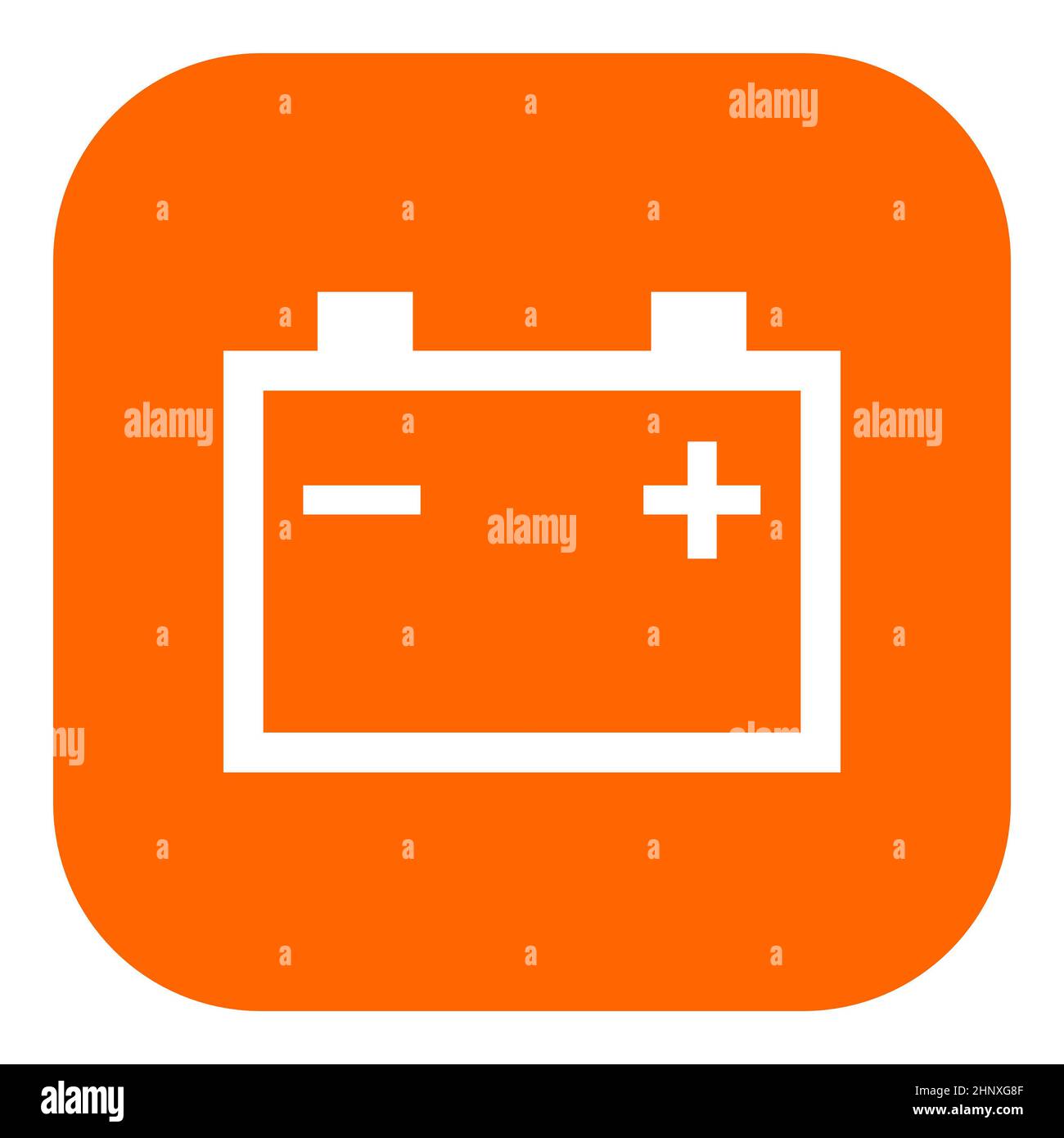 Car battery and app icon Stock Photo - Alamy