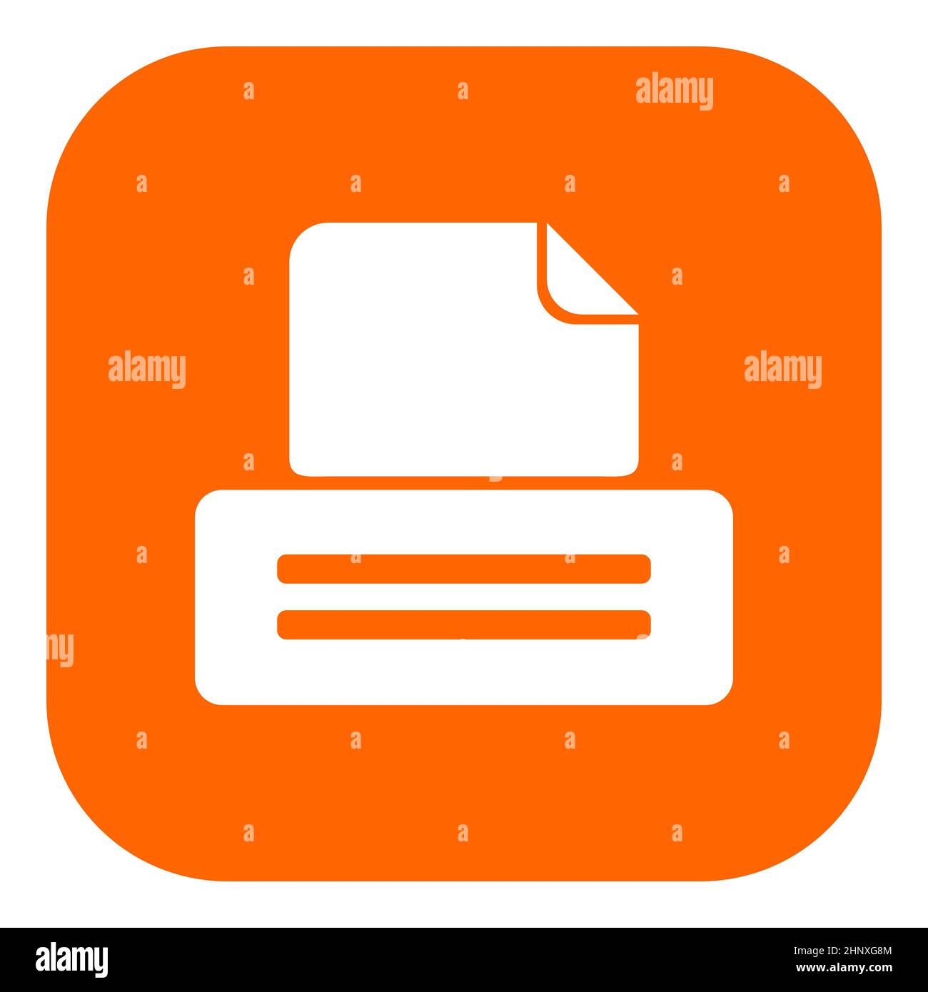 Printer and app icon Stock Photo - Alamy