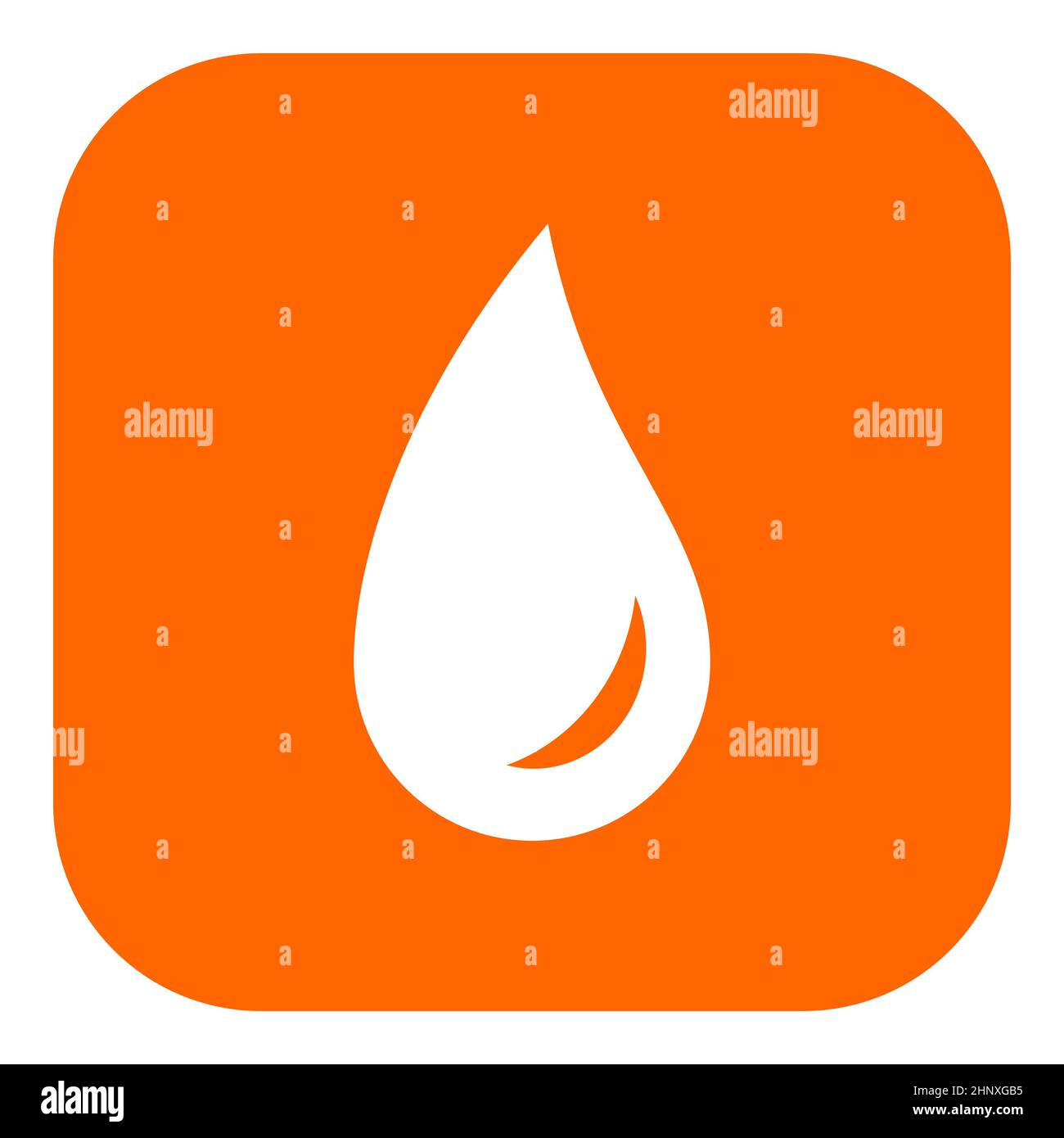 Water drop and app icon Stock Photo - Alamy