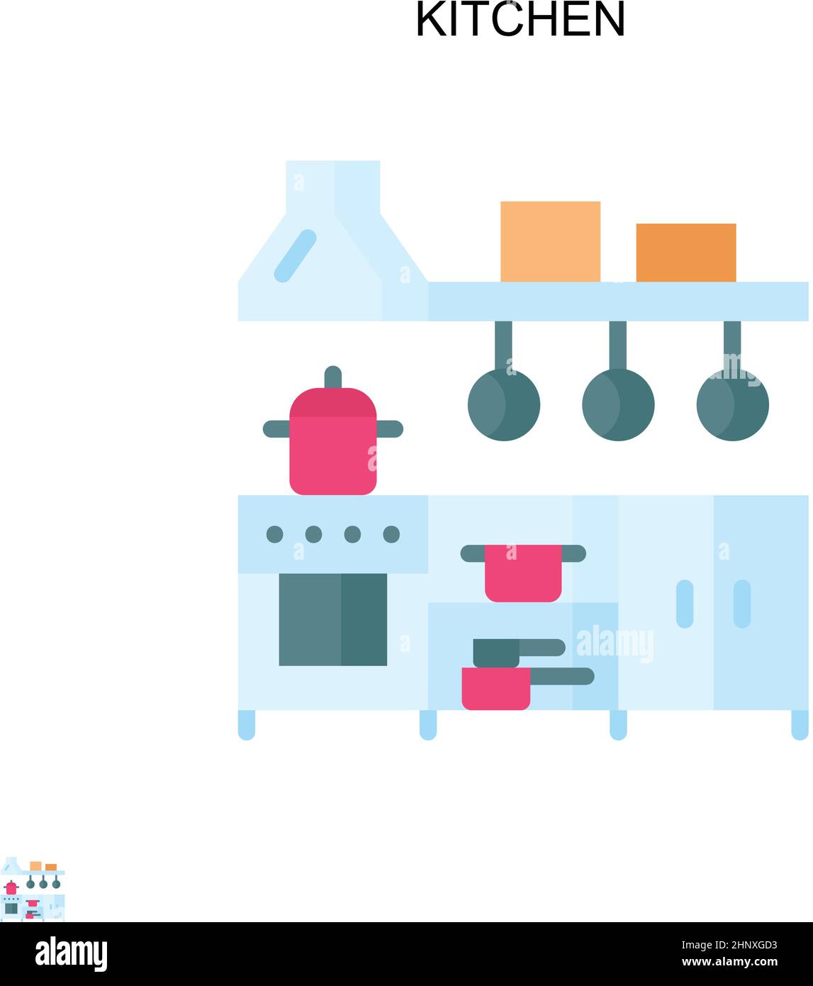 Kitchen window decoration Stock Vector Images - Alamy