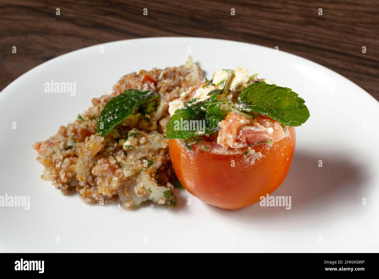 Tabouleh label hi-res stock photography and images - Alamy